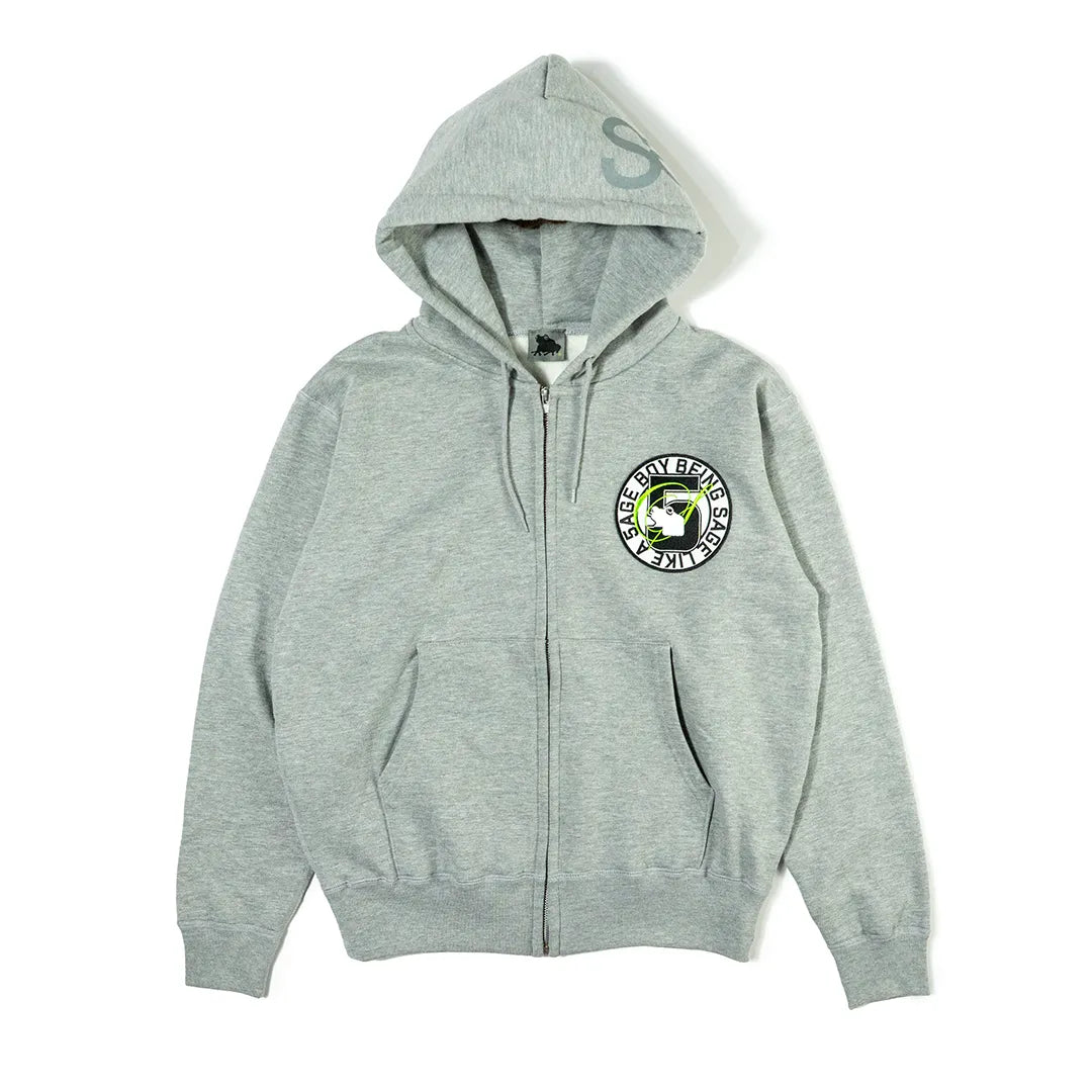 5age patch zip hoodie – SAGE.OFFICIAL